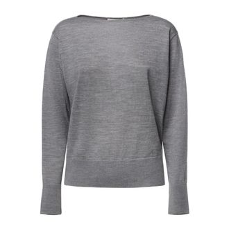 Max Mara Pulls &agrave; col rond - Femme - Pulls - Gris - Taille: 40 FR