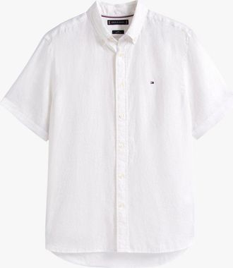 Tommy Hilfiger Chemise droite &agrave; logo en lin
