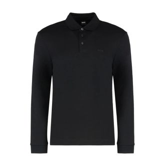 HUGO BOSS Polo Manches Longues Pado 30 - Homme - Tops - Noir - Taille: 2XL
