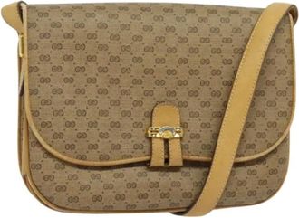Gucci Pre-owned Cuir sacs-gucci - Femme - Pre-owned - Beige - Taille: ONE Size