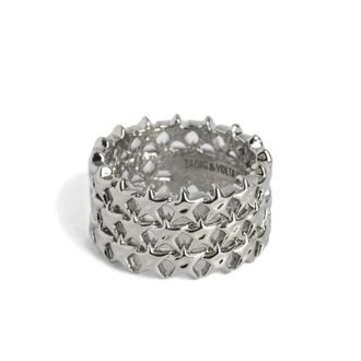 Zadig&Voltaire Femme, Accessoires, Gris, Taille: 50 MM Nova Ring