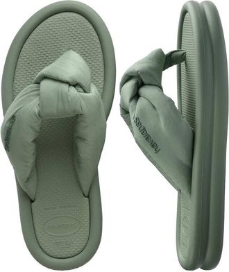 Havaianas Tongs style boh&egrave;me ultra-matelass&eacute;es - Vert sarcelle