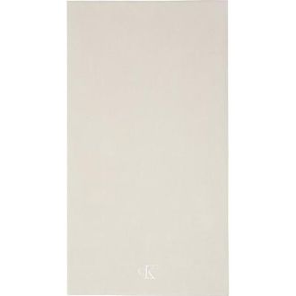 Calvin Klein Jeans Femme MONOGRAM EMBRO SCARF K60K612659, Grey (Birch), OS