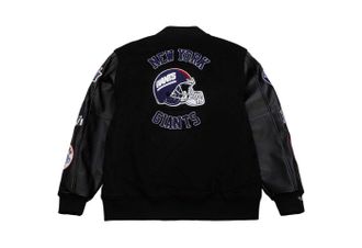 Mitchell & Ness Winterjacke Varsity BLACKOUT New York Giants