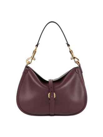 Etro Etro Hobo Bags - Burgundy Leather Shoulder Bag - Gr. unisize - in Grau - f&uuml;r Damen