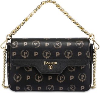 Pollini Femme, Sacs, Noir, Taille: ONE Size Heritage Re-edition Shoulder Bag