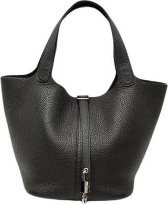 Herm&egrave;s Pre-owned Picotin Lock 22 - - Pre-owned - Damen - Schwarzk - ONE SIZE
