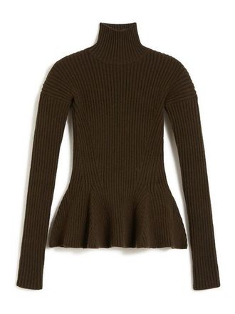 Max Mara Rollkragenpullover - Dunkelgrün