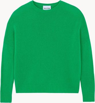 Kujten Pull cachemire col rond oversize femme - Pull Amelie