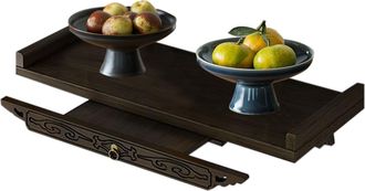 Generic Schreinaltar? Doppelschichtiges Wandregal, heiliger Gebetsst&auml;nder | stark belastbares Holzregal f&uuml;r Wohnzimmer-Ecke, Schlafzimmer, Buchecke, B&uuml;rodekor