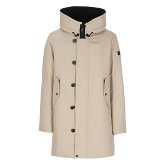 Peuterey Long Down Jacket - Homme - Manteaux - Beige - Taille: M
