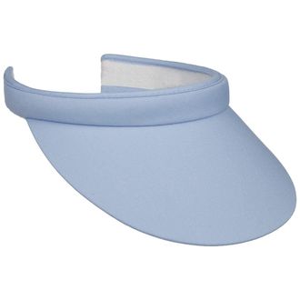 LIPODO Visor Sport Cap Schirm Unifarben Baumwolle Frotteeband Damen Golf Tennis Freizeit Sommer hellblau One Size