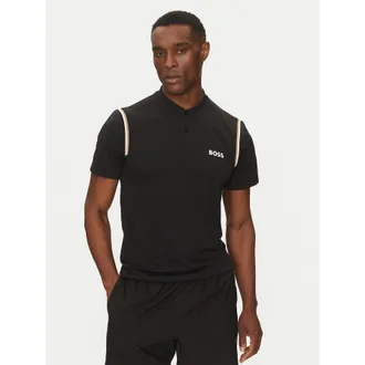 HUGO BOSS Poloshirt Pariq 50534347 Schwarz Slim Fit