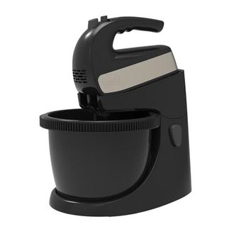 Black+Decker BXMXA500E - Batteur m&eacute;langeur, 500W, avec bol rotatif, bol amovible de 2,5L, 5 vitesses, turbo, 2 jeux de crochet amovibles : p&eacute;trisseurs et batteurs