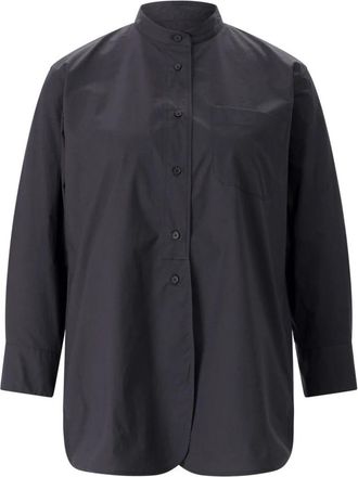 Lareida Femme, Blouses et Chemises, Noir, Taille: 36 FR Cotton-Mix Shirt