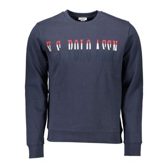 U.S.Polo Association U.s. Polo Assn., Homme, Sweatshirts et sweats &agrave; capuche, Bleu, Taille: 3XL Sweat &agrave; capuche bleu avec poche centrale et broderie