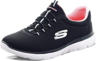 Skechers Summits Top Player Damen Sneaker, Black Pink, 37 EU