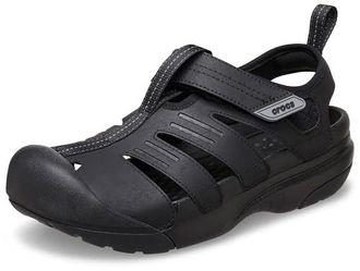 Crocs Homme Yukon Fisherman Sandales, Black, 42/43 EU