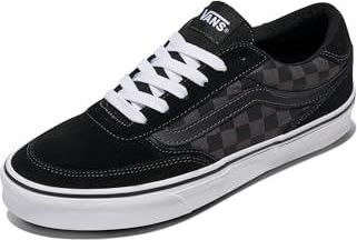 Vans Homme Brooklyn Ls Basket, Checkerboard Black/Asphalt, 40.5 EU