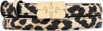 Ganni Femme, Accessoires, Multicolore, Taille: ONE Size Ceinture Kat Imprim&eacute;e