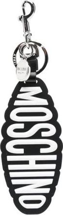 Moschino Femme, Accessoires, Noir, Taille: ONE Size Logo Sport Portachiavi