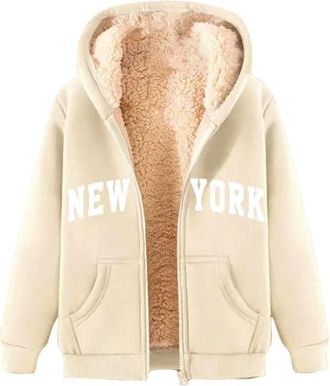 Generic Vestes &agrave; capuche et sweatshirts &agrave; capuche &agrave; manches longues avec cordon de serrage pour femmes, v&ecirc;tements dautomne et dhiver surdimensionn&eacute;s 2026, kak