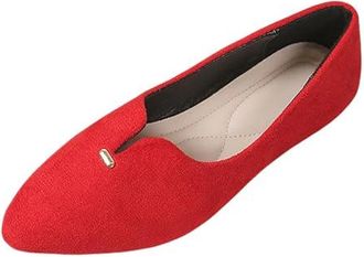 Generic Ballerines Femme Bout Pointu Plates Mocassins De Ballet &Eacute;l&eacute;gants sans Lacets Chaussures De Marche L&eacute;g&egrave;res Respirantes Anti-D&eacute;rapant Chaussures Femme C