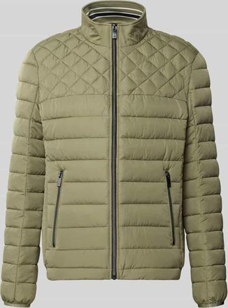 Christian Berg Steppjacke mit Stehkragen und Rei&szlig;verschlusstaschen