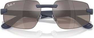 Ray-Ban unisex, Accessoires, Bleu, Taille: 60 MM Rb4475Ch Lunettes de soleil