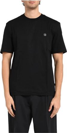 HUGO BOSS Homme, Tops, Noir, Taille: S T-shirt à col rond