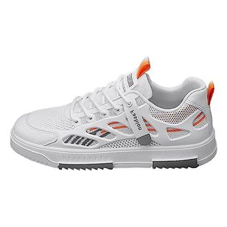 Generico VBEDKDEB Baskets pour homme - Chaussures de course - Chaussures pour homme - Petites chaussures blanches pour homme - Chaussures blanches - Chaussures