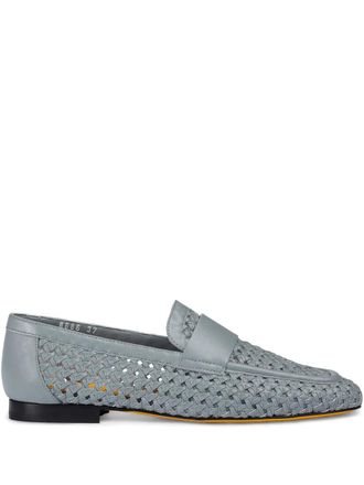 Doucal's mocassins en cuir - Bleu