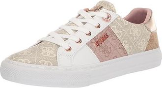 Guess Baskets Loven pour femme, Naturel clair, 38.5 EU