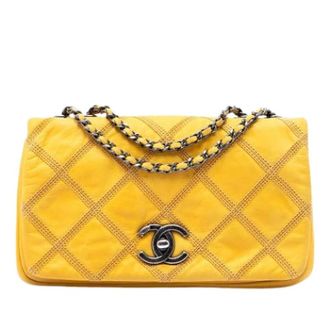 Chanel Pre-owned Classic Flap Shoulder Bag - - Pre-owned - Damen - Gelb - ONE SIZE