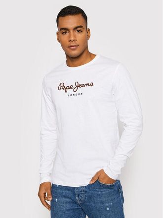 Pepe Jeans London Longsleeve Eggo PM508209 Wei&szlig; Regular Fit