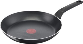 T-fal Easy Cook & Clean Bratpfanne 28 cm, Antihaftbeschichtung, Thermo-Signal bei idealer Brattemperatur, NICHT induktionsgeeignet, gleichmäßige Hitzevertei