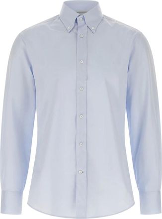Brunello Cucinelli Homme, Chemises, Bleu, Taille: S Chemises