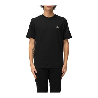 Lacoste T-Shirt aus Baumwolle mit Rundhalsausschnitt - - Tops - Herren - Schwarzk - XL
