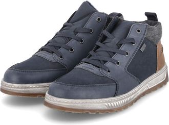 Rieker Herren Schnürstiefel 37011-14 blau Gr. 40