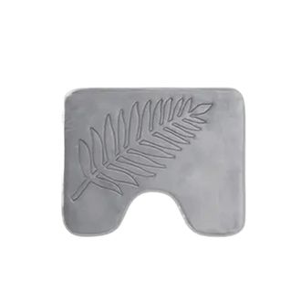 Generic 3-teilige Badezimmermatte aus Memory-Schaum, ultraweich und saugf&auml;hig, dick, waschbar, for Toilettenwannen-Set(Light Gray 40x50cm)