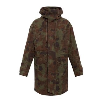 Dsquared2 Gesteppte Kapuzenjacke - - Coats - Herren - Gr&uuml;n - XL