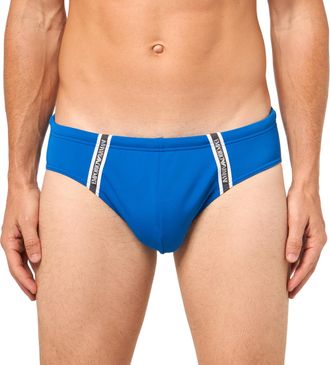 Emporio Armani Herren Slip Schwimm-Slips, Ultramarin, XXL