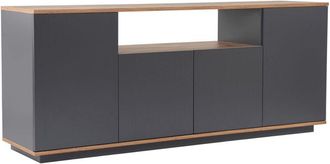 Habitat et Jardin Buffet en bois Arista - 180 x 44 x 75 cm - Gris anthracite