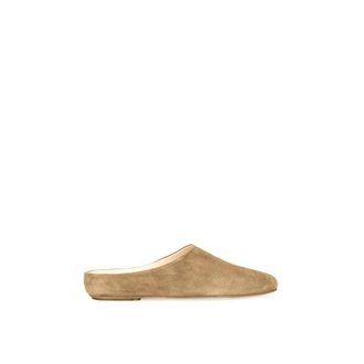 Cortana Kibal- beige goldene Wildleder Damen Babusche- - - Shoes - Damen - Gelb - 39 EU