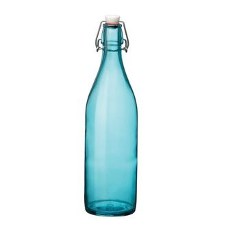 Bormioli Rocco SYNCHKG061464 Glasflasche mit Verschluss, Himmelblau