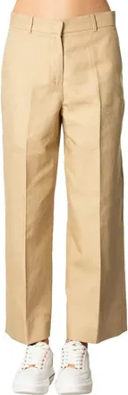 Max Mara Zircone Pantalons - Femme - Pantalons - Beige - Taille: 40 FR