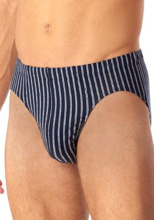 Schiesser Herren Slip-Baumwoll-Stretch blau Baumwolle gestreift
