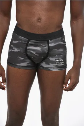 Diesel Camouflage Effect UMBX-DAMIEN Boxer with Printed Logo size Xl