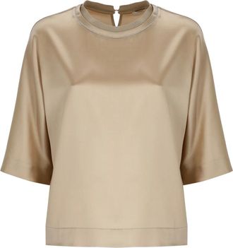 PESERICO Femme, Blouses et Chemises, Jaune, Taille: 42 FR Peserico Chemises