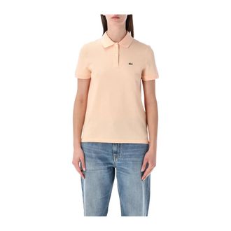 Lacoste Feines Petit Piqu&eacute; Poloshirt - - Tops - Damen - Rosa - M